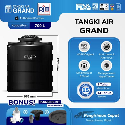 Jual Tangki Tandon Air Grand GBL 700 Sertifikasi Halal Toren No 1 ...