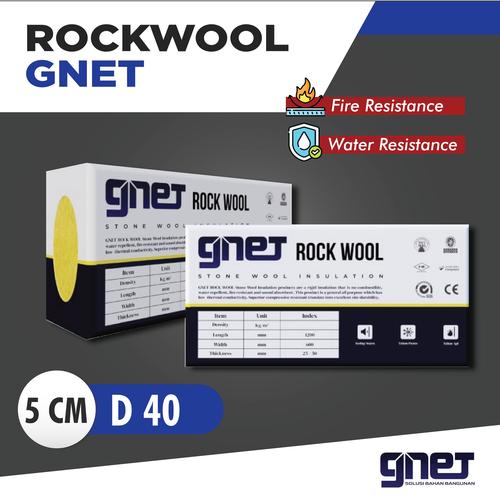 Jual Rockwool GNET Peredam Suara / D40 5cm / Peredam Ruangan / Peredam ...