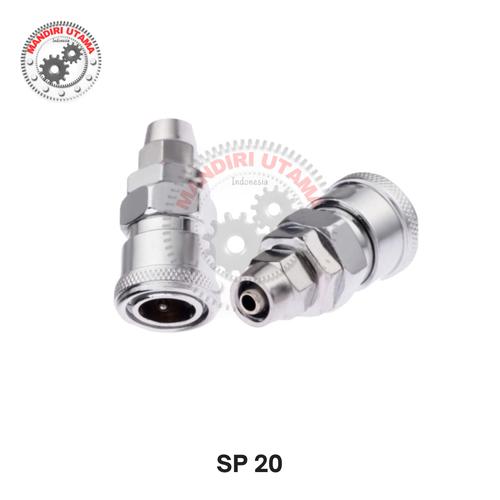 Jual COUPLER SP 20 SP20 Sambungan Selang Angin Kompresor Quick ...