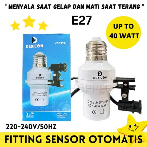 Jual FITTING SENSOR LAMPU OTOMATIS CAHAYA SEGALA LAMPU FITTING LAMPU ...