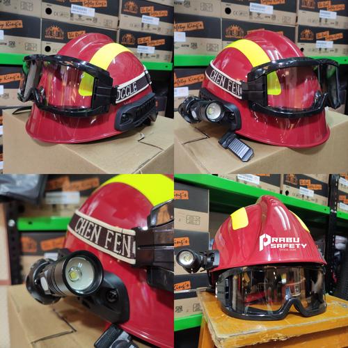Jual Helm Rescue Pemadam Anben Fire Plus Senter Original 100% - Safety Helmet Pemadam - Jakarta ...