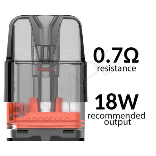 Jual ORIGINAL CARTRIDGE XROS 0.7 OHM 3ML HARGA SATUAN CATRIDGE XROSS ...