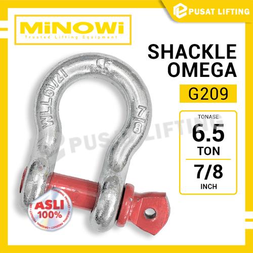Jual Bow Shackle Omega 7/8 inch 6,5 Ton Screw Pin Model Type G 209 ...