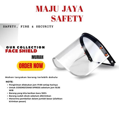 Jual Safety Face Shield Visor Transparant Pelindung Wajah Safety Wajah ...