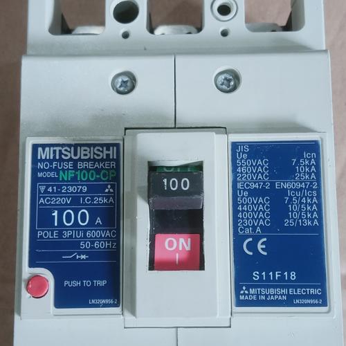 Jual mccb Mitsubishi NF100-CP 100A 3P original - Kab. Bogor - asiong electrik | Tokopedia