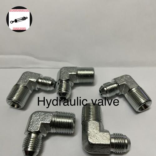 Jual Elbow nepel hidrolik 1/4 npt - 1/4 jic / nepple hidrolik elbow npt ...