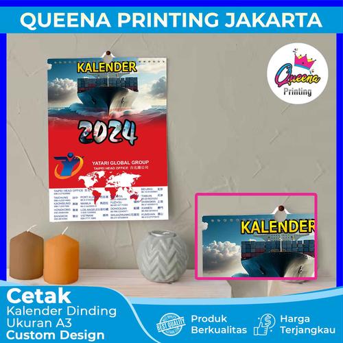 Jual Kalender Dinding Custom | Ukuran A3+ | Art Carton 260gr - Jakarta ...