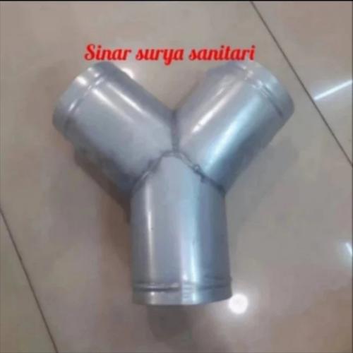 Jual Sok sambungan Y pipa ducting 12 inch / sok Y flexible cerobong 12 ...