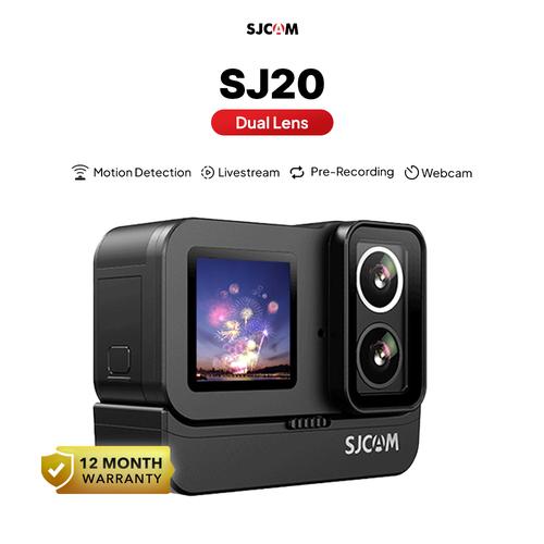 Promo SJCAM SJ20 Dual Lens Dual Screen 4K Gyro Stabilizatio Action ...