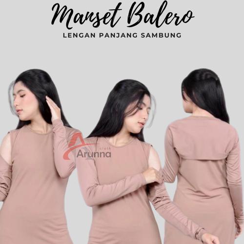 Jual Manset Sambung Lengan Panjang Mangset Tangan Balero Atasan Bolero ...