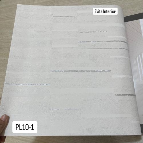 Jual Wallpaper Vinyl Premium Motif ruang tamu kamar hitam abu cream putih - PL10-1 - Jakarta ...