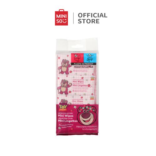 Promo Miniso x Lotso Tissue 8Pcs*8Packs Mini Wipes Tisu Basah Kertas ...