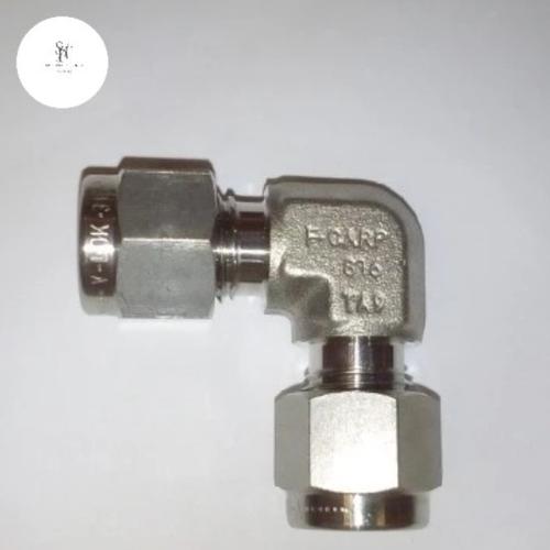 Jual Union Elbow Connector Tubing Stainless 316 Od 16mm SS316 - Jakarta ...