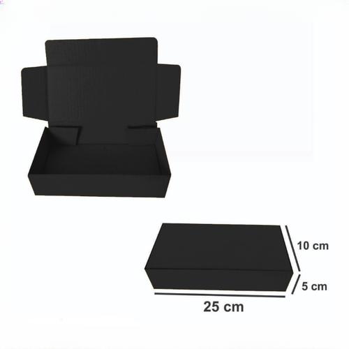 Jual Box Die Cut Hitam Polos Dus Kotak Kado Packaging Hampers Ukuran ...