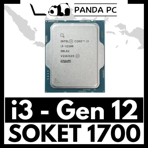 Jual Processor Intel Core i3 Gen 12 - 12100 Alder Lake Socket LGA 1700 ...