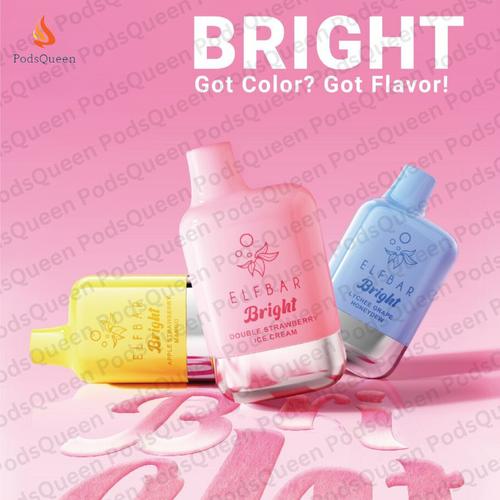 Jual Elf Bar BRIGHT Vape 4000 Puffs Disposable Elfbar Pods Sekali Pakai ...