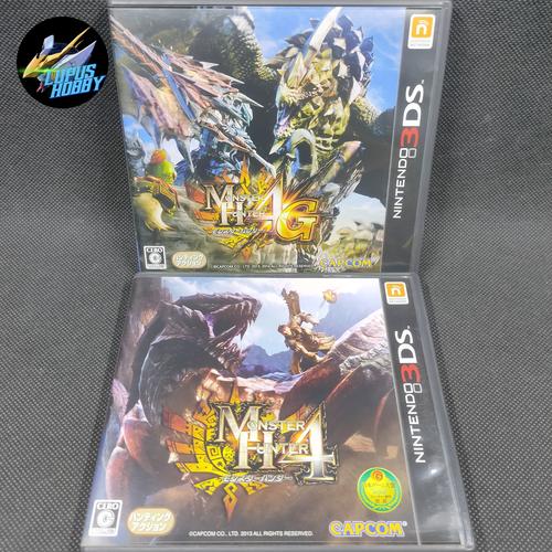Promo Monster hunter 4 3G 4G G Nintendo DS 3ds 3 x cross xx double original game monhun mh mha ...