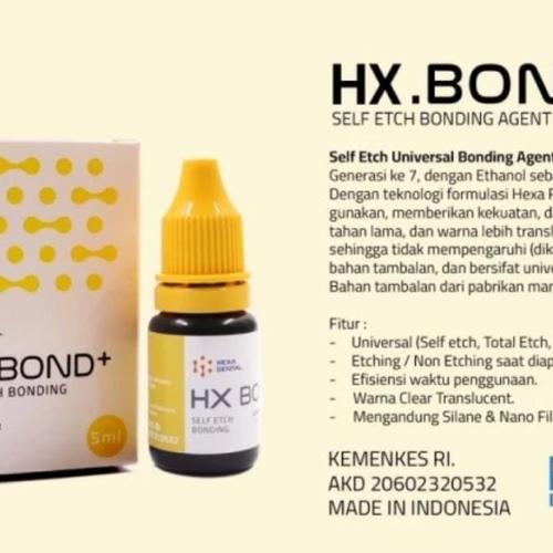 Jual Self Etch Bonding Generasi 7 HX BOND / Dental bonding Tanpa Etsa 5ml - Kab. Bekasi ...