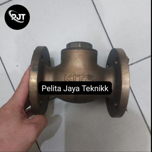 Jual Swing Check Valve Kitz Kuningan 2" inch Flange Jis 10K / Check ...