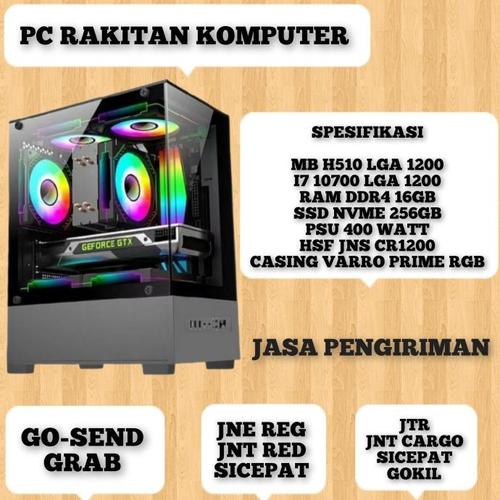 Jual PC RAKITAN KOMPUTER I7 10700 | RAM 16GB | SSD NVME 256GB - Kota ...
