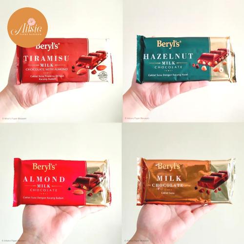 Jual Beryl's Milk Chocolate Bar All Variant | Coklat Beryls 160gr ...