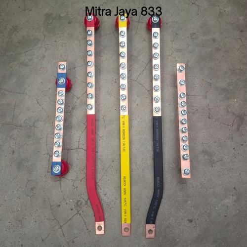 Jual Busbar 3x15 1 Set R,S,T,N,G + Isolator - 8 Baut/Lubang - Jakarta ...