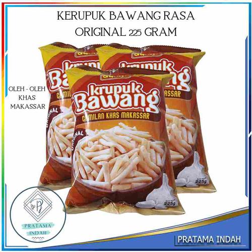 Jual kerupuk bawang original cap ayam krupuk oleh oleh khas makassar ...