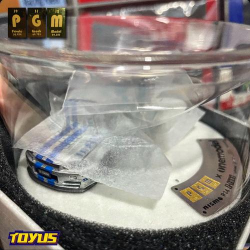 Promo PGM - Nissan Skyline GTR R34 Z Tune Silver with Blue Stripes Fast and Furious All Open Exc ...