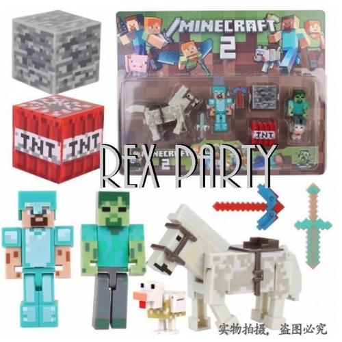 Jual Minecraft Figure Set Besar/Big Minecraft Figure Set/Topper ...