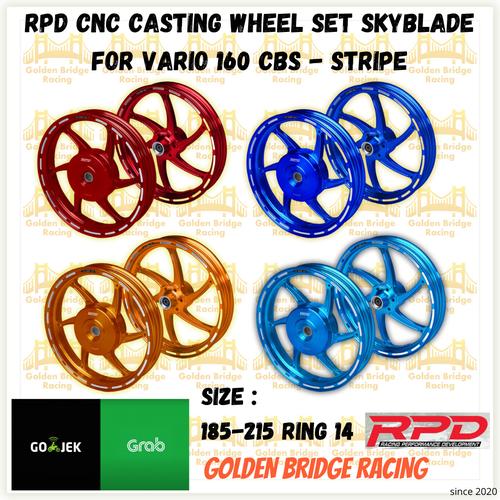 Jual Velg RPD Sky blade CNC anodized - Honda Vario 160 cbs model OZ ...