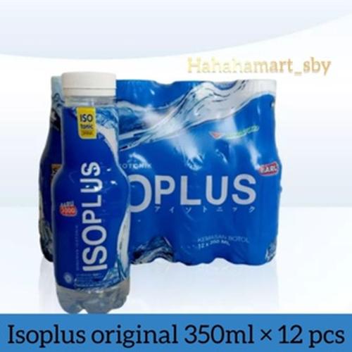 Jual ISOPLUS Minuman Isotonik 350ml | harga untuk 1 slop (isi 12 botol ...