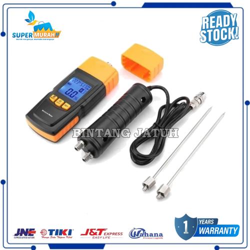 Jual Moisture Metter GM602 Benetech Wood Kayu Paper Kertas MC Tester ...