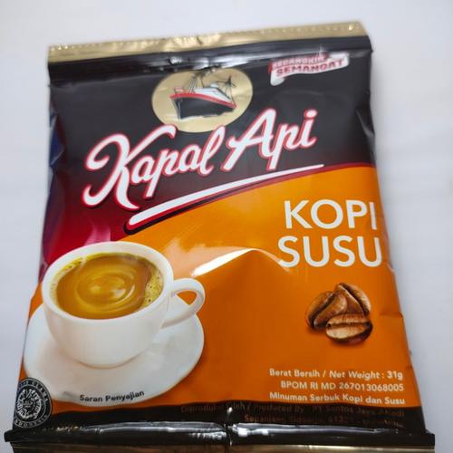 Jual Kapal Api Kopi Susu 31g × 10 Sachet (1 Renceng) - Kopi Instan ...