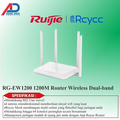 Jual RUIJIE REYEE RG-EW1200 AC1200 DUAL BAND WIRELESS ROUTER - Kota ...