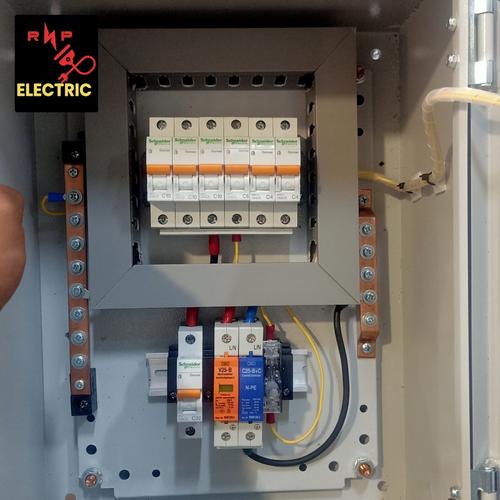 Jual Panel distribusi 1 phase 7.700Va + arester obo box indoor ...