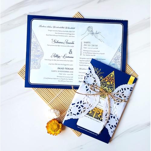 Jual Undangan Nikah Rustic Doilies / Undangan Wayang / Bonus Terbanyak ...