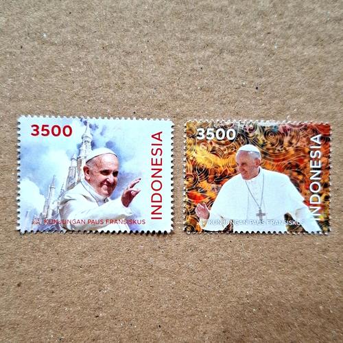 Jual Prangko INDONESIA 2024. POPE FRANCIS KUNJUNGAN PAUS FRANSISKUS KE ...
