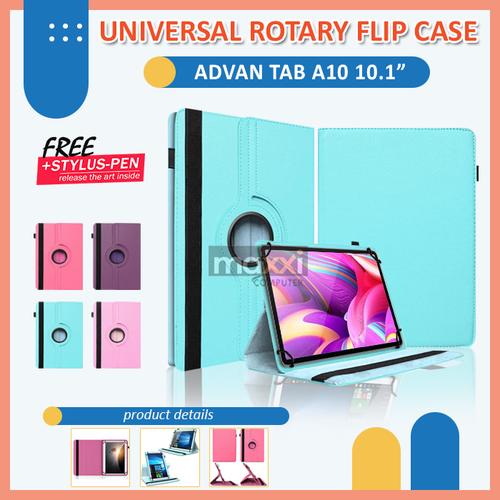 Jual Advan Tab A10 A 10 10.1 Inch 2024 Tablet Wifi Rotate Leather Flip ...