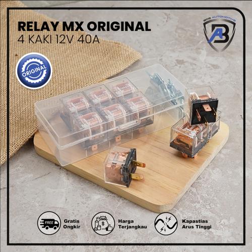 Promo Relay MX Transparan Kaki 4 12V 40 Ampere Mobil & Motor Original ...