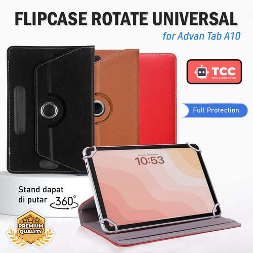 Jual Advan Tab A10 10.1" Rotate Case Tablet Universal Flipcase Sarung ...