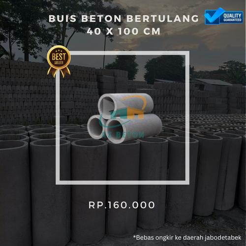 Jual Buis Beton Tulang Diameter 40 x 100 cm K-300 - Kota Tangerang ...