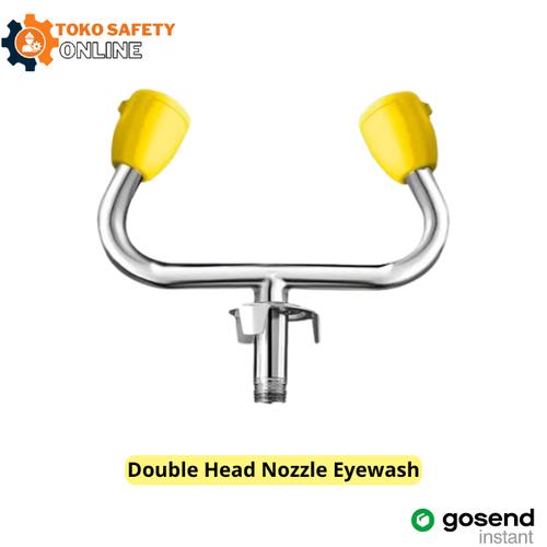 Jual Double Head Nozzle Eyewash Unicare ( Tanpa Kran ) - Sparepart ...