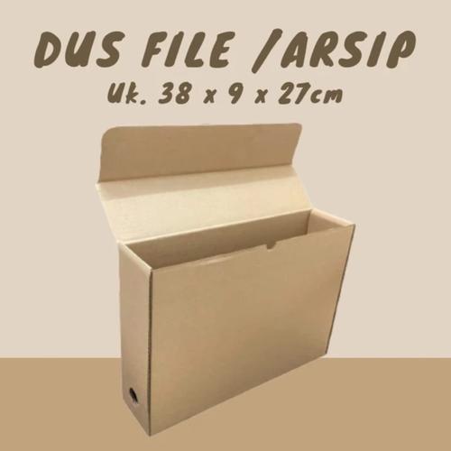 Jual 38x9x27 cm kardus polos box Arsip kecil karton box file kotak ...