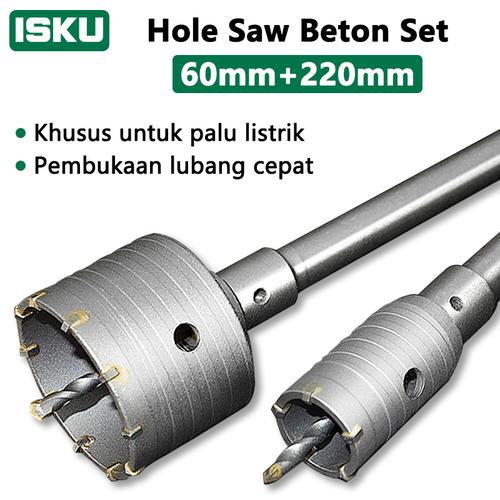 Promo ISKU Mata Bor hole saw beton lubang tembok beton/hollow core saw ...