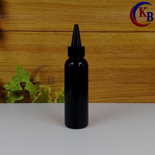 Jual BOTOL KERUCUT 100 ML / BOTOL PET 100 ML / KERUCUT NECK 2R HITAM ...