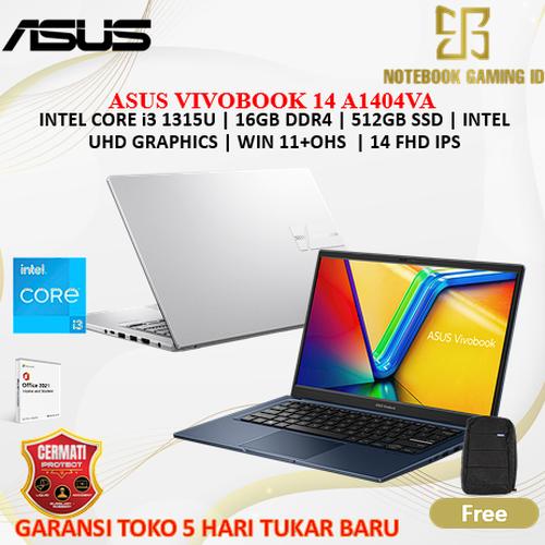 Promo ASUS Vivobook 14 A1404VA i3 1315U 16GB SSD 512GB 14" FHD IPS W11 ...
