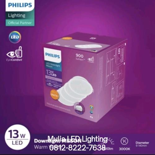 Jual Philips Meson ORI Downlight/DL Panel light Inbow Bulat 13 Watt ...