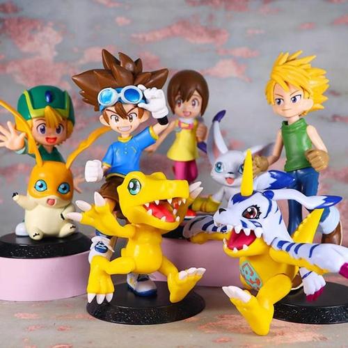 Jual Figure Digimon Set 9 Pcs Agumon Gabumon Piyomon Patamon Palmon ...