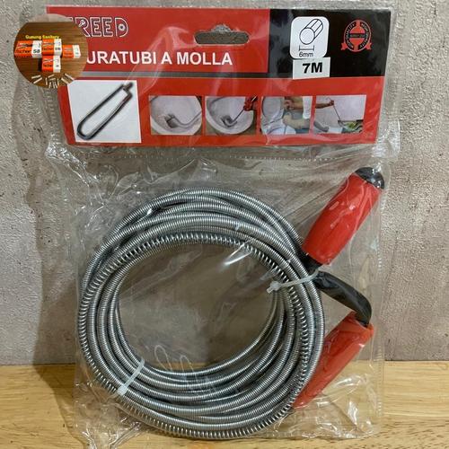 Jual 7 meter FREED Kawat pembersih pipa mampet / Sodokan pipa stenliss ...