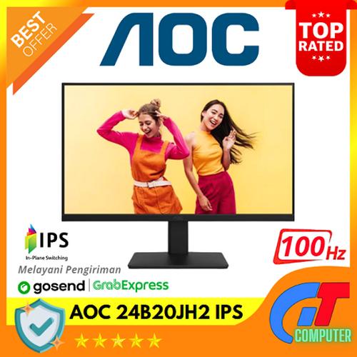 Jual AOC 24B20JH2 Frameless Monitor AdaptiveSync (23.8"/IPS/1ms/100Hz ...